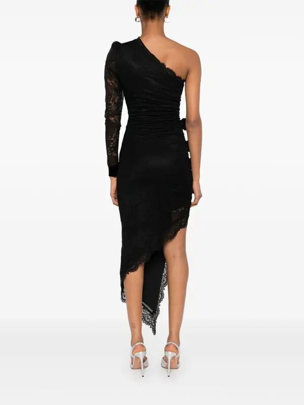 NISSA Crystal-embellished Midi Dress