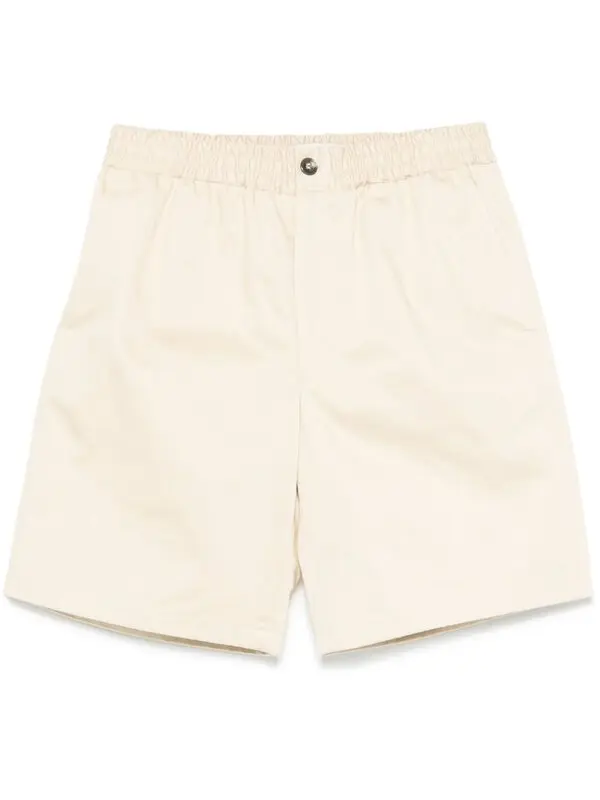 Ami Cotton Chino Shorts - Neutrals