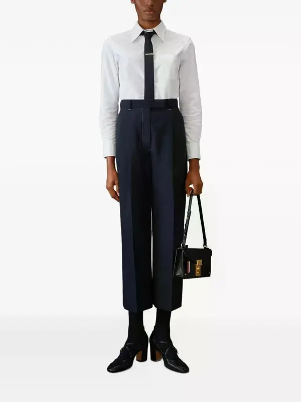 Thom Browne High-waisted Straight Trousers