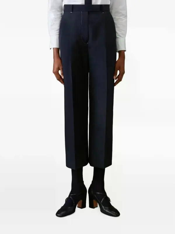 Thom Browne High-waisted Straight Trousers