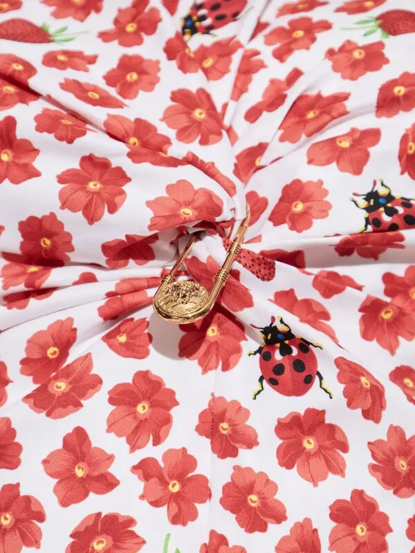 Versace Strawberry Garden Top - Red