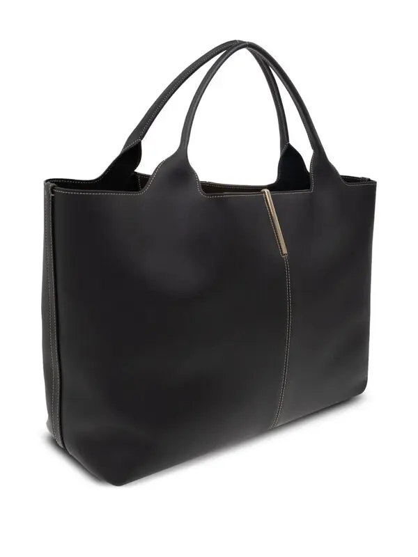 TOD'S Leather Tote - Black