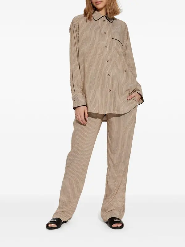 Victoria Beckham Pleat-detail Pyjama Trousers