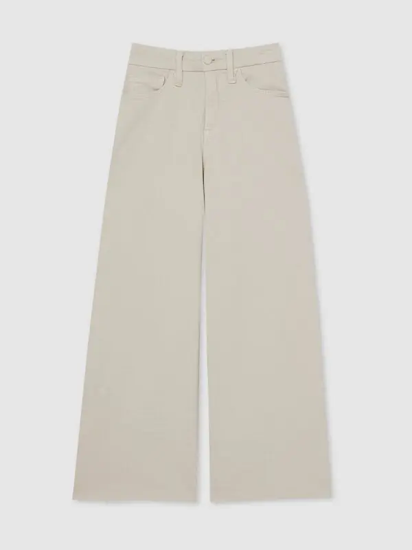 Good American Cropped Palazzo Jeans