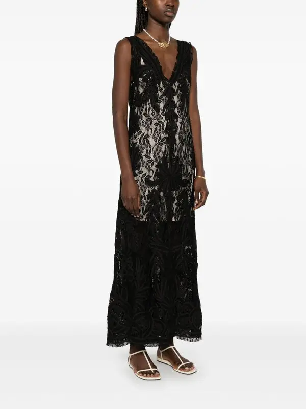 P.a.r.o.s.h Lace Maxi Dress