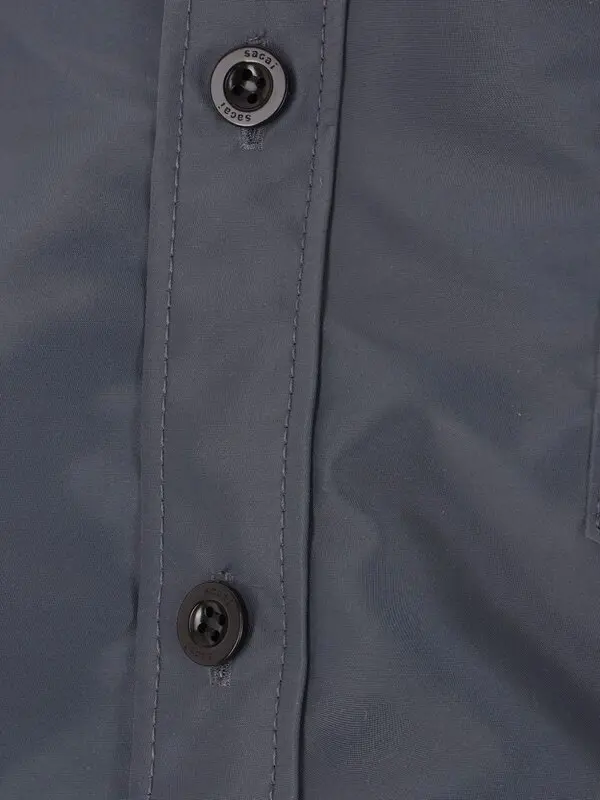 Sacai Short-sleeved Twill Shirt