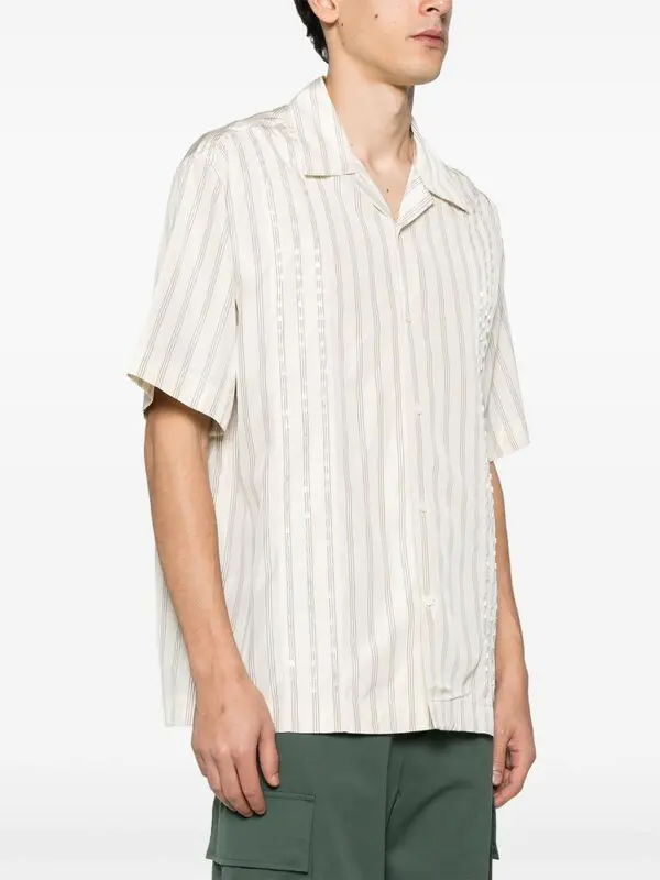 JIL SANDER Striped Shirt - Neutrals