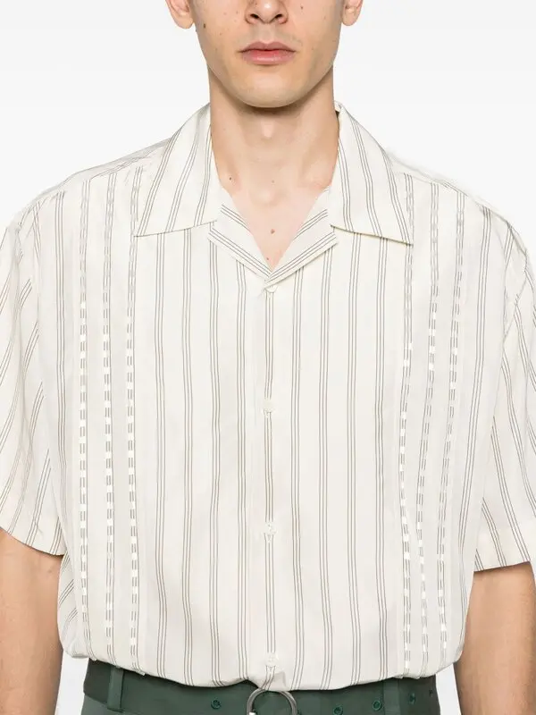 JIL SANDER Striped Shirt - Neutrals