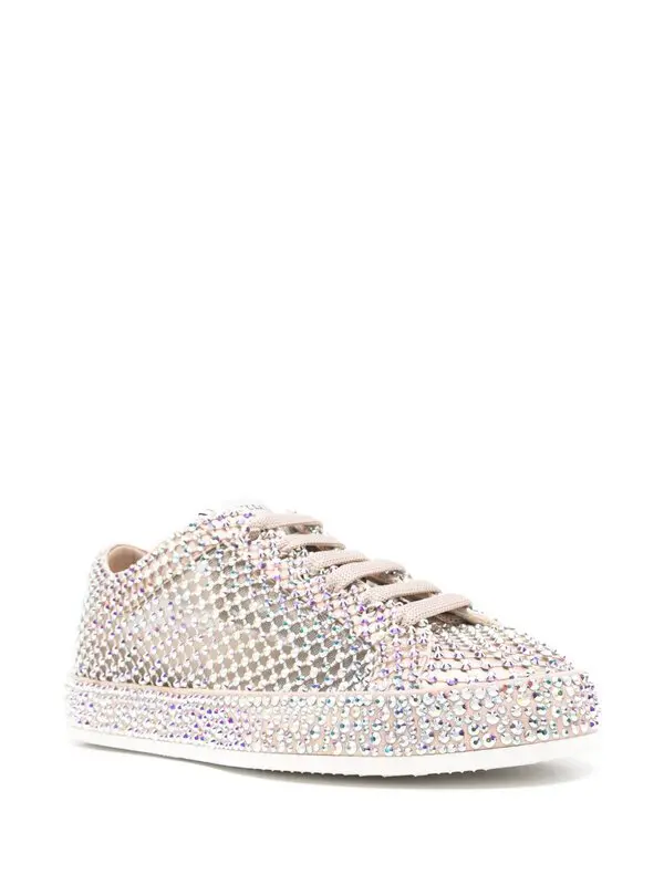 LE SILLA Crystal-embellished Sneakers