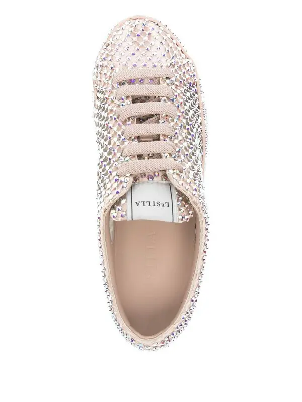 LE SILLA Crystal-embellished Sneakers