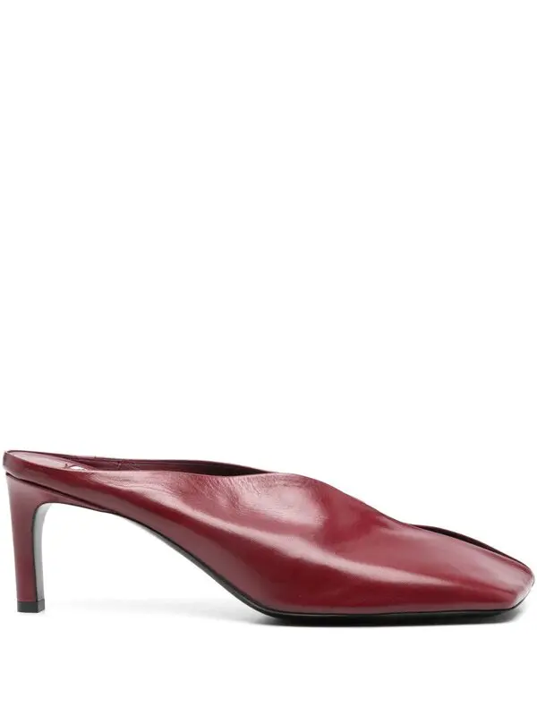 JIL SANDER 70mm Leather Mules