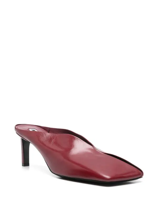 JIL SANDER 70mm Leather Mules