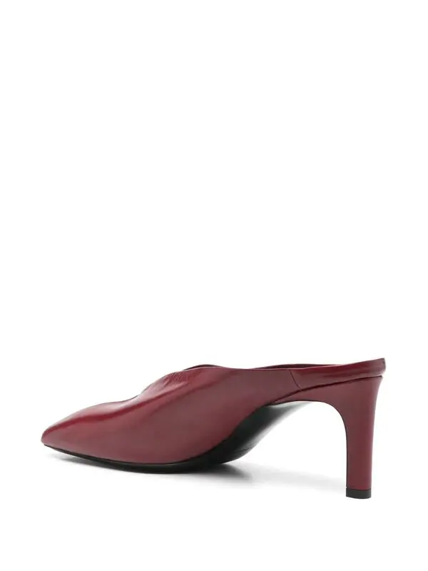 JIL SANDER 70mm Leather Mules