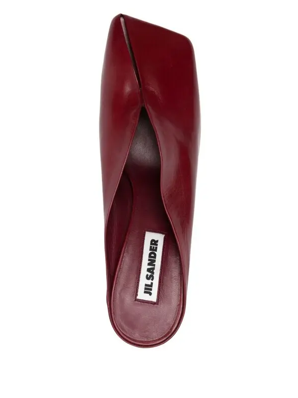 JIL SANDER 70mm Leather Mules