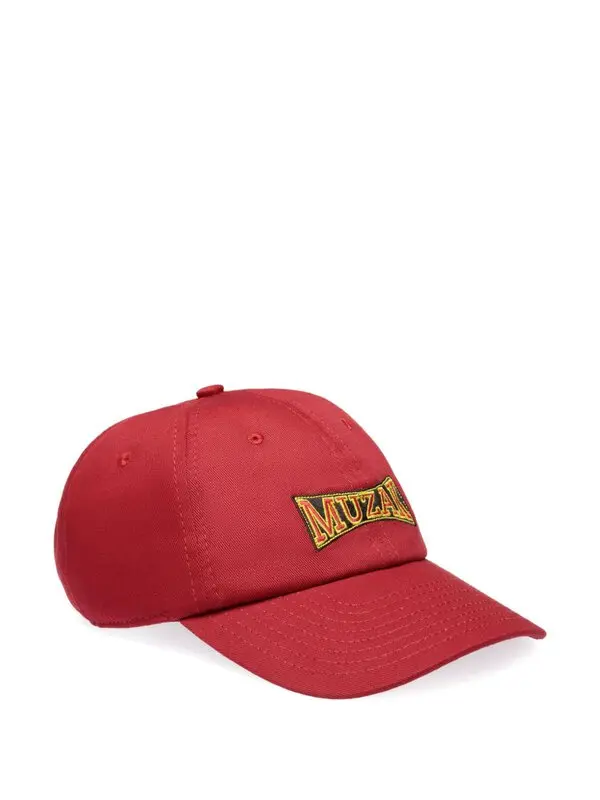 Bally Muzak-embroidery Cap - Red