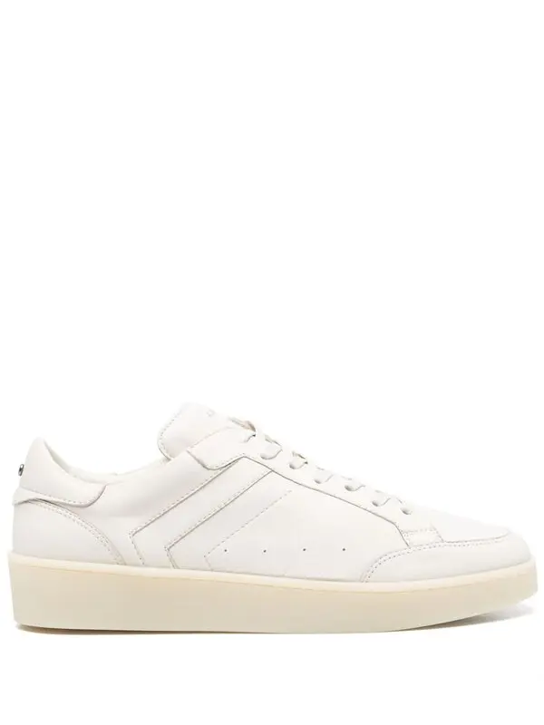 Canali Leather Sneakers - Neutrals