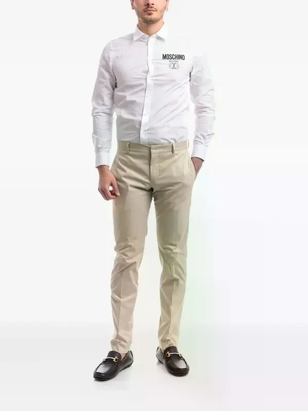 PT TORINO Cotton-blend Trousers - Neutrals
