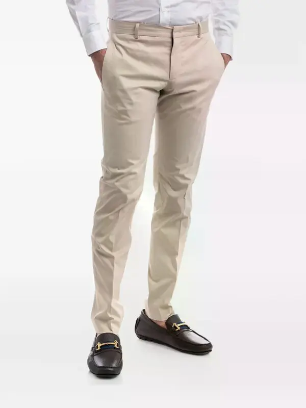 PT TORINO Cotton-blend Trousers - Neutrals