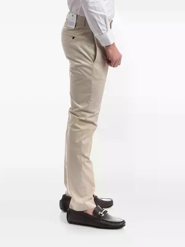PT TORINO Cotton-blend Trousers - Neutrals