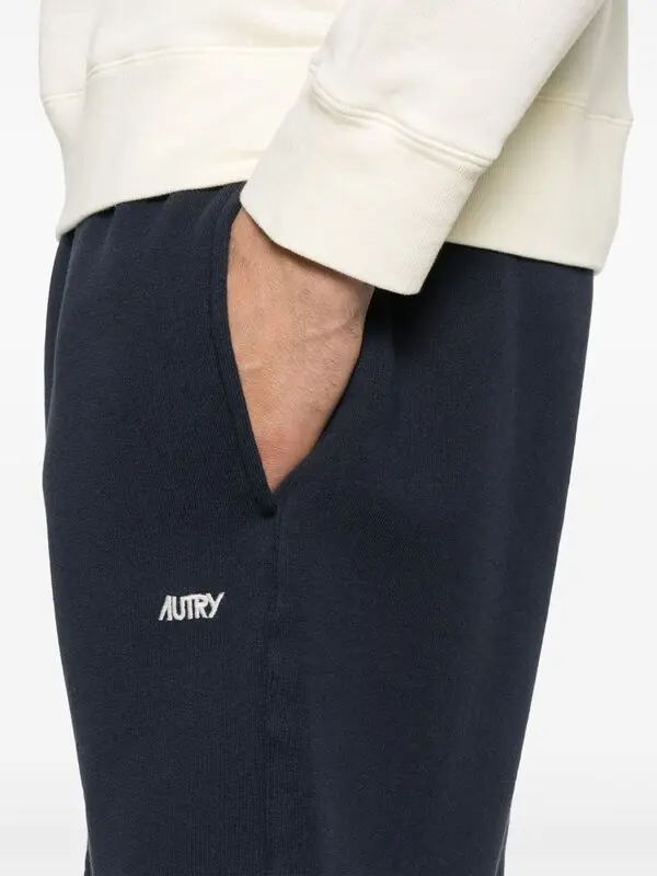 AUTRY Cotton Track Shorts - Blue