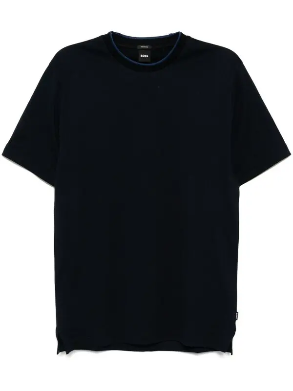 BOSS Mercerised T-shirt - Blue