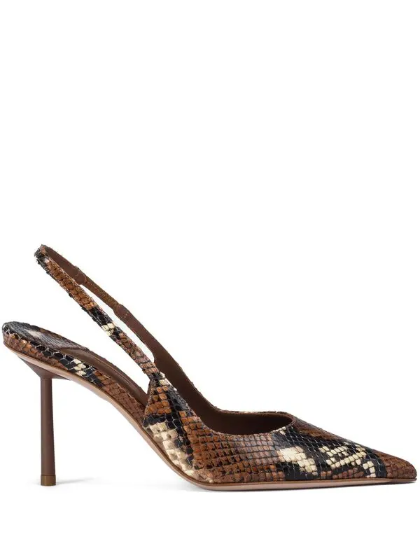 LE SILLA 80mm Bella Pumps - Brown