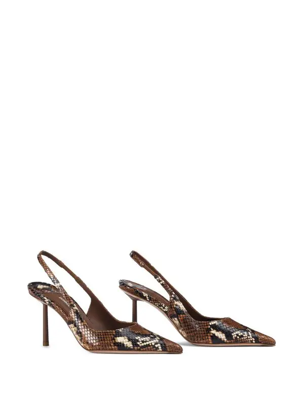 LE SILLA 80mm Bella Pumps - Brown