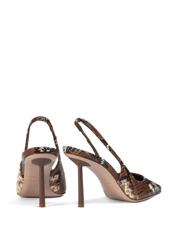 LE SILLA 80mm Bella Pumps - Brown