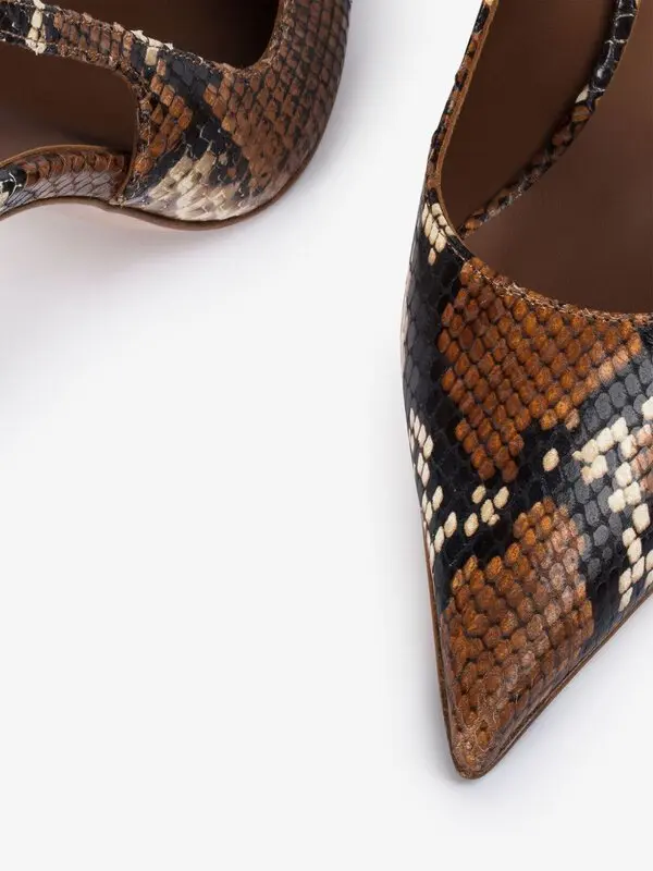 LE SILLA 80mm Bella Pumps - Brown