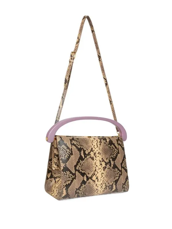 Dries Van Noten Snakeskin-print Tote Bag