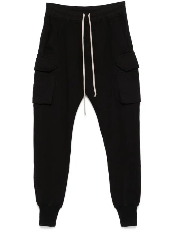 Rick Owens Mastodon Cut Track Trousers - Black