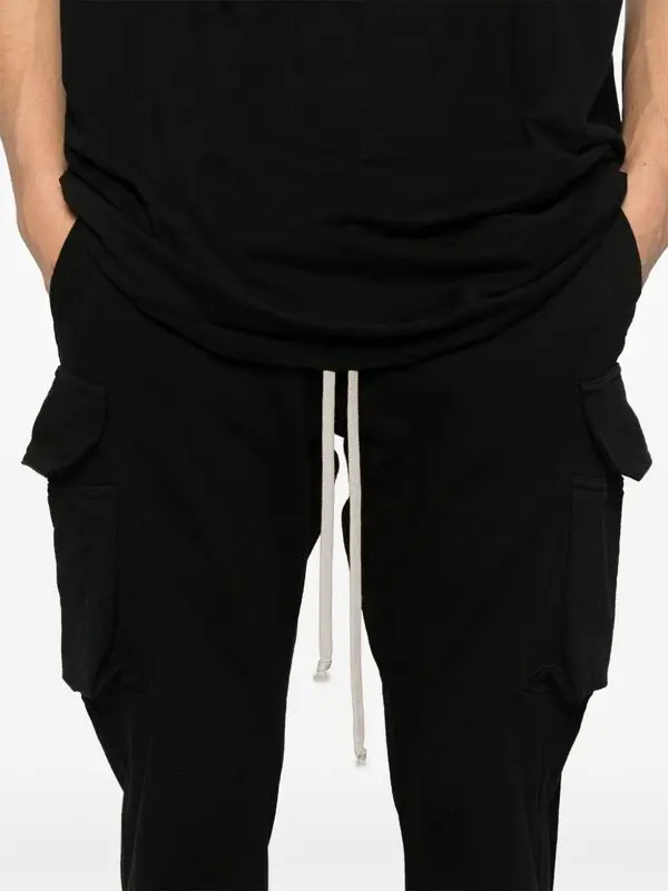 Rick Owens Mastodon Cut Track Trousers - Black