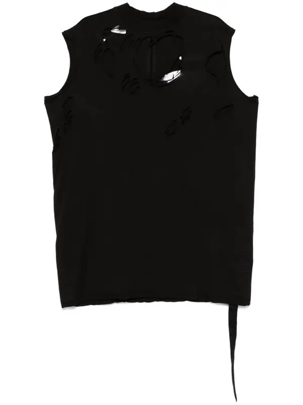 Rick Owens Tarp Tank Top - Black