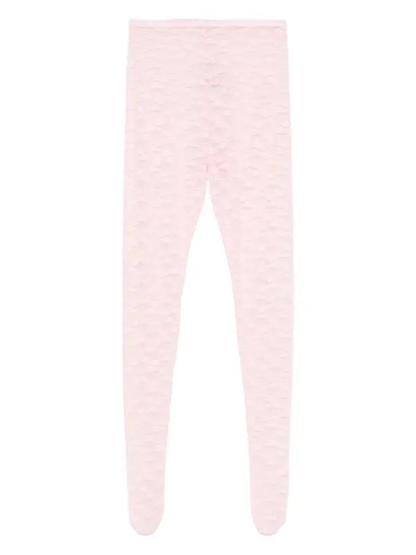 SELF-PORTRAIT Lace Tights - Pink