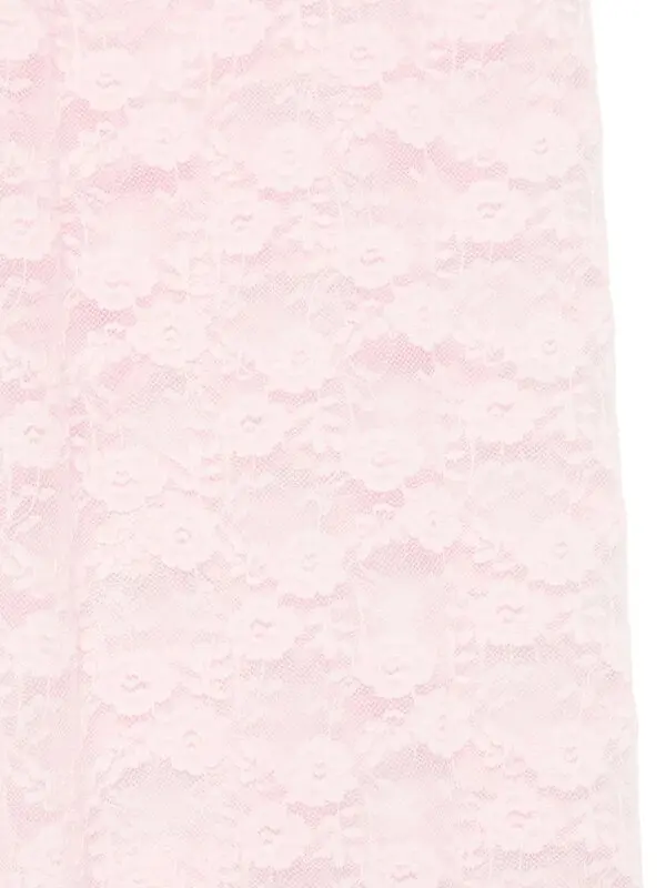 SELF-PORTRAIT Lace Tights - Pink