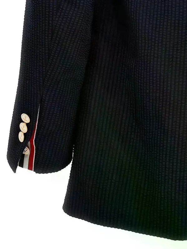 Thom Browne Striped Seersucker Blazer
