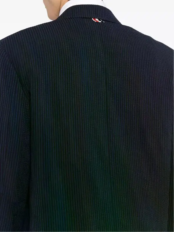 Thom Browne Striped Seersucker Blazer
