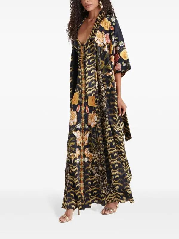 TEMPERLEY LONDON Cleo Long Coat - Black