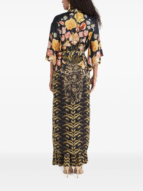 TEMPERLEY LONDON Cleo Long Coat - Black