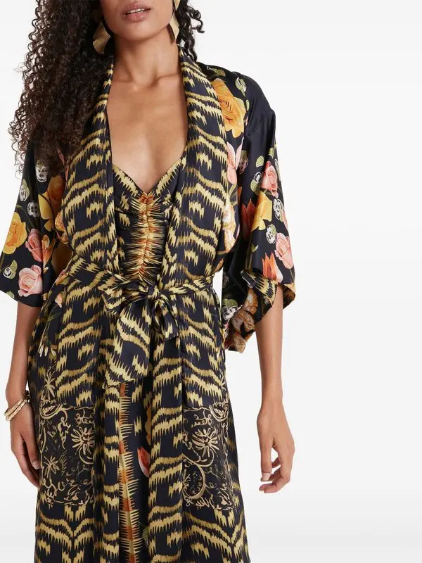 TEMPERLEY LONDON Cleo Long Coat - Black