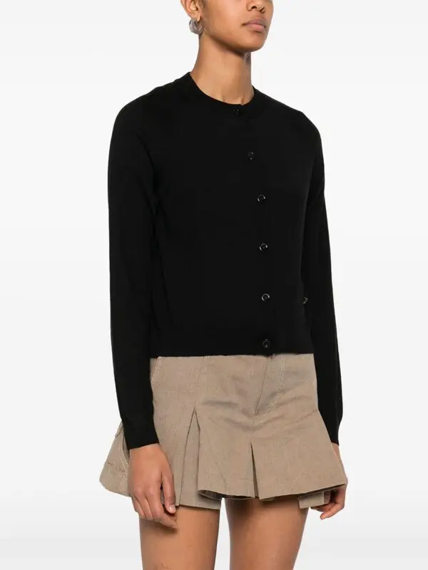 Moschino Crew-neck Cardigan - Black