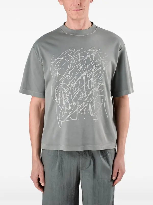 Camper Printed T-shirt - Grey
