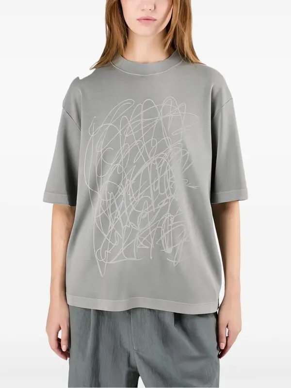 Camper Printed T-shirt - Grey