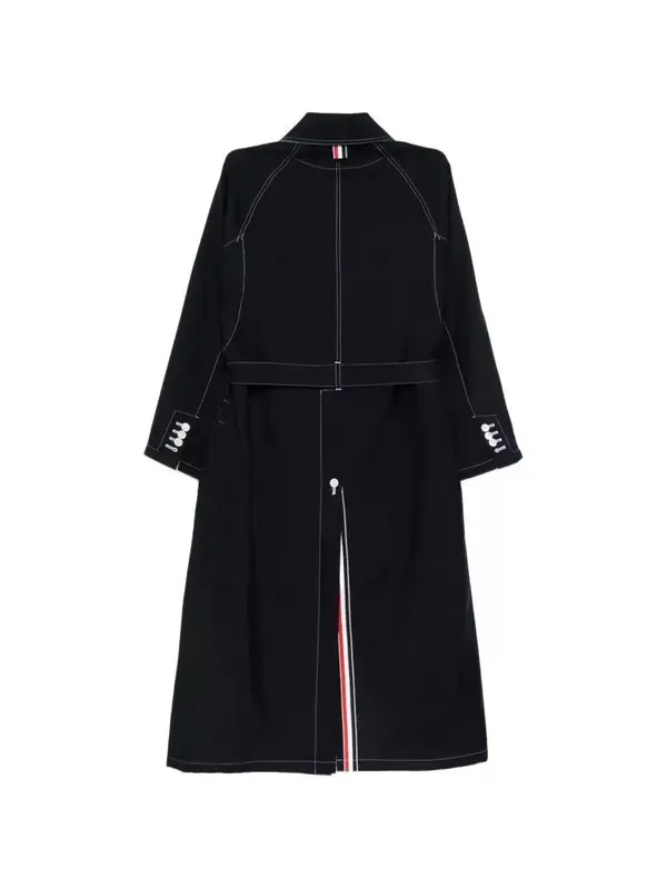 Thom Browne Single-breasted Patch-pocket Coat
