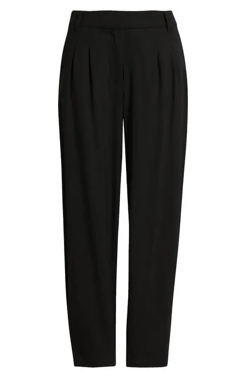 Wit & Wisdom Ab'solution Skyrise Pleated Barrel Pants - Black