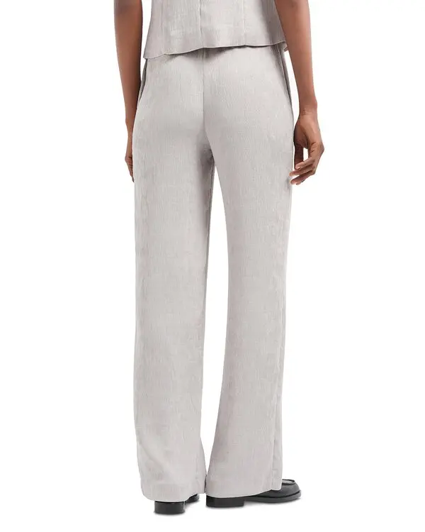 Emporio Armani Fluid Cannette Ribbed Trousers