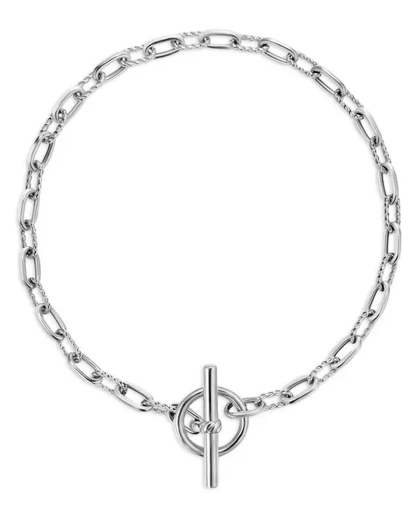 David Yurman Dy Madison Chain Toggle Bracelet - Silver