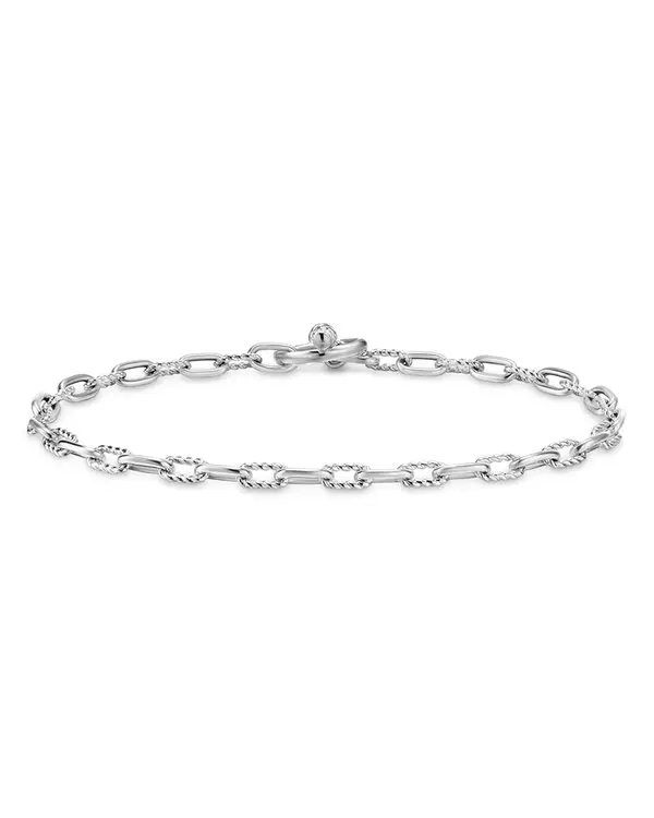 David Yurman Dy Madison Chain Toggle Bracelet - Silver
