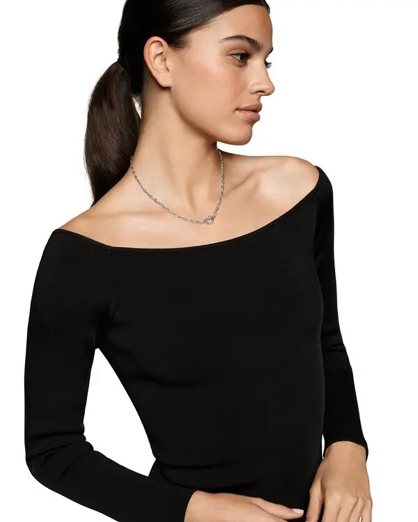 David Yurman Dy Madison Toggle Chain Necklace - Silver