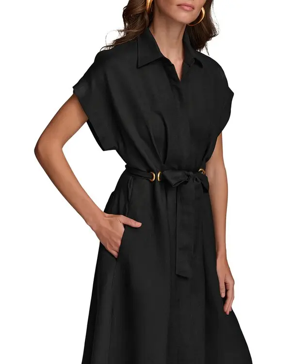 Donna Karan New York Belted Midi Dress